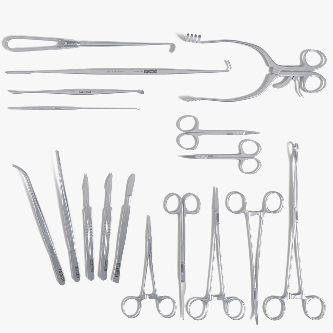 Surgical Instruments Model - TurboSquid 2129665