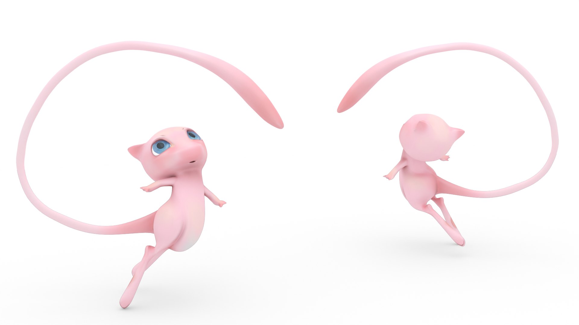 Mew Pokemon 3D Model - TurboSquid 2386456