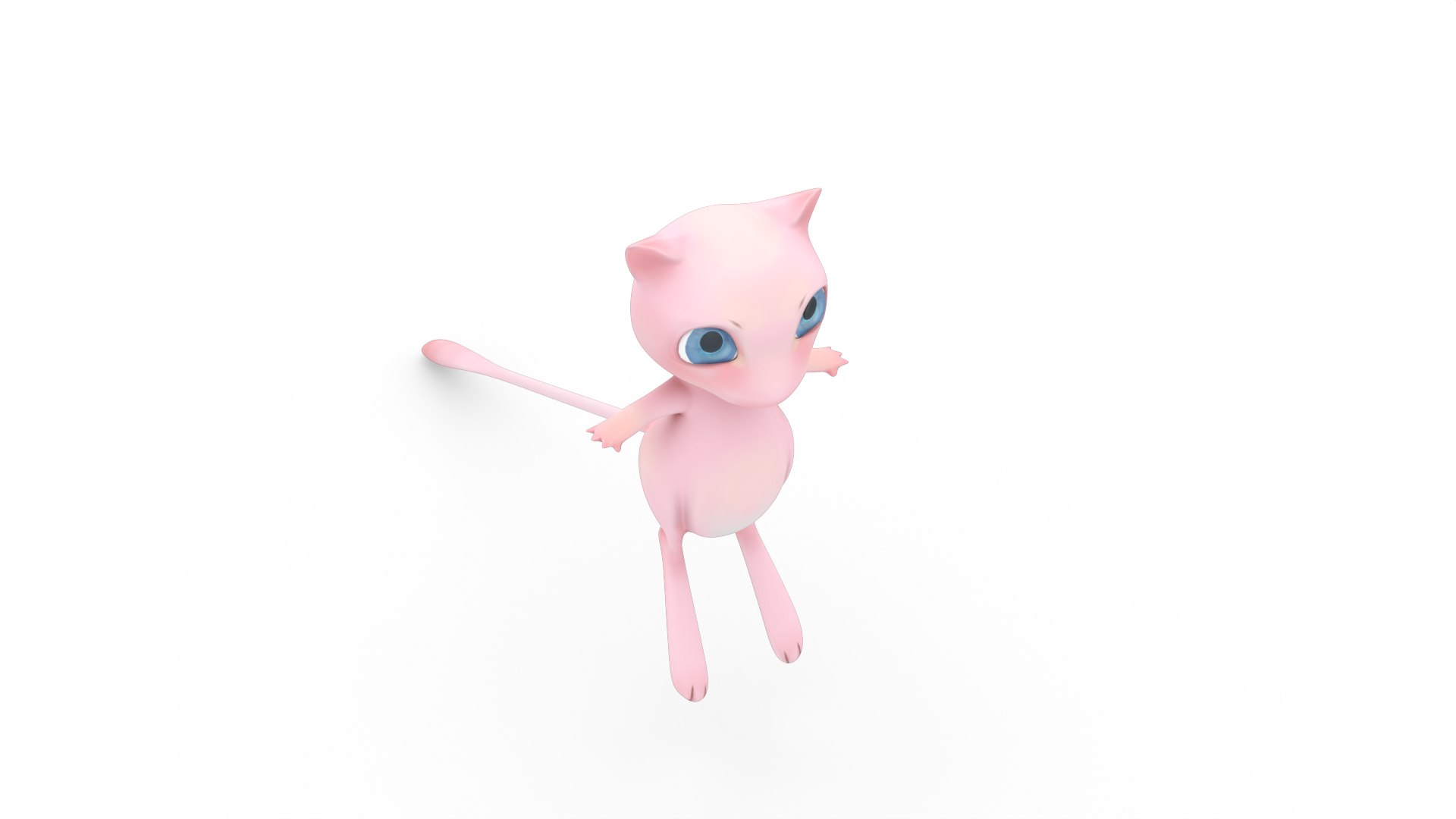 Mew Pokemon 3D Model - TurboSquid 2386456