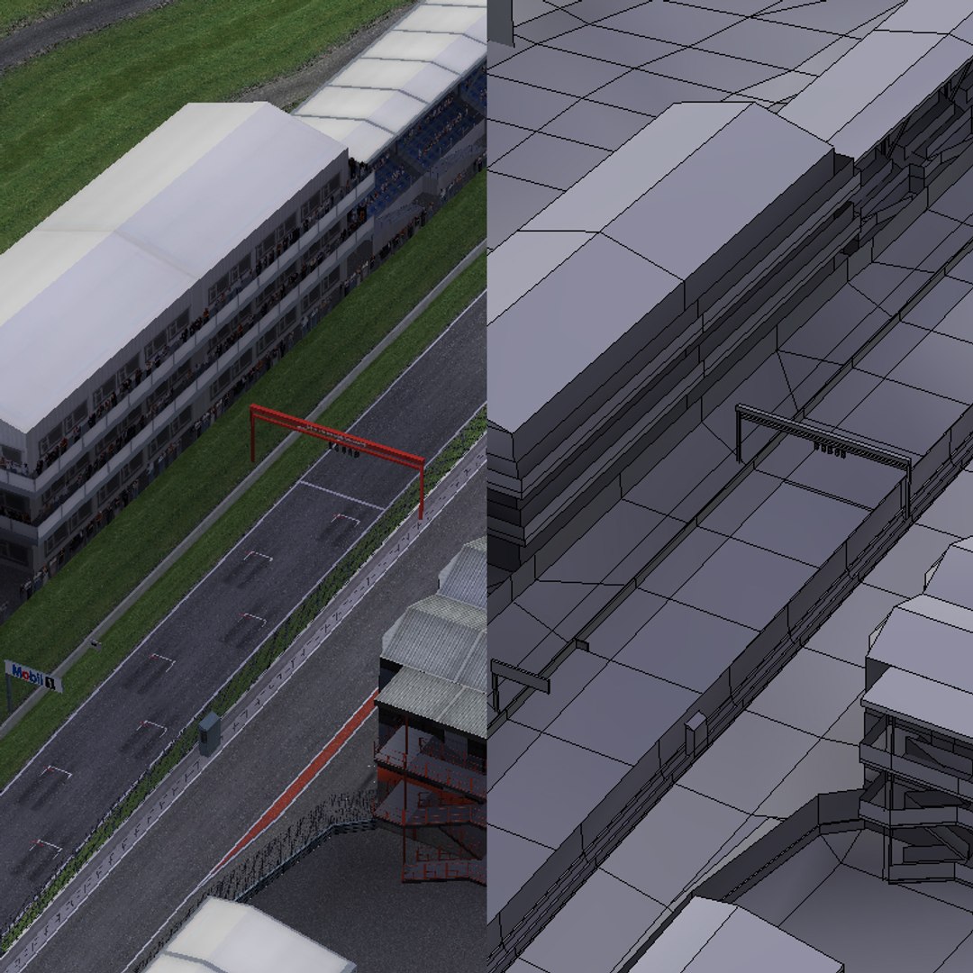 track spa francorchamps 3d model