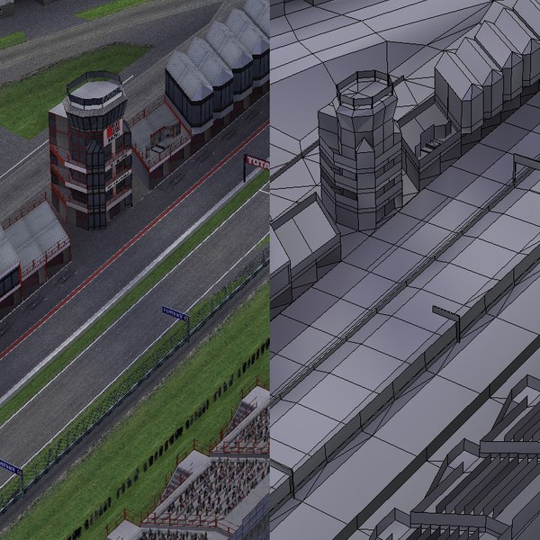 track spa francorchamps 3d model