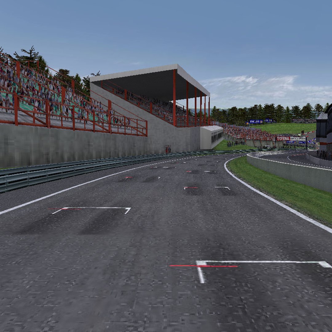 Track Spa Francorchamps 3d Model