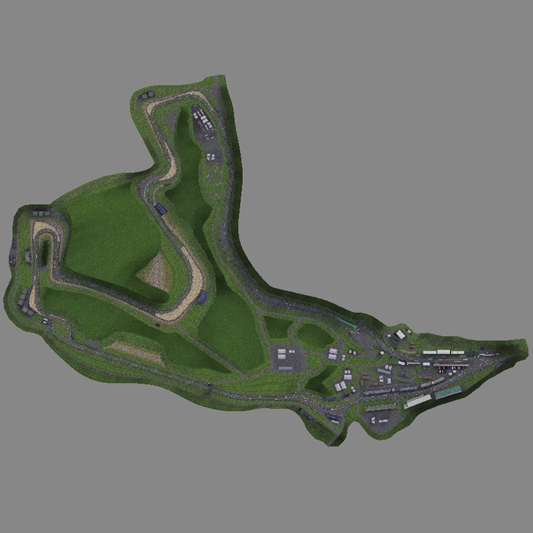 track spa francorchamps 3d model