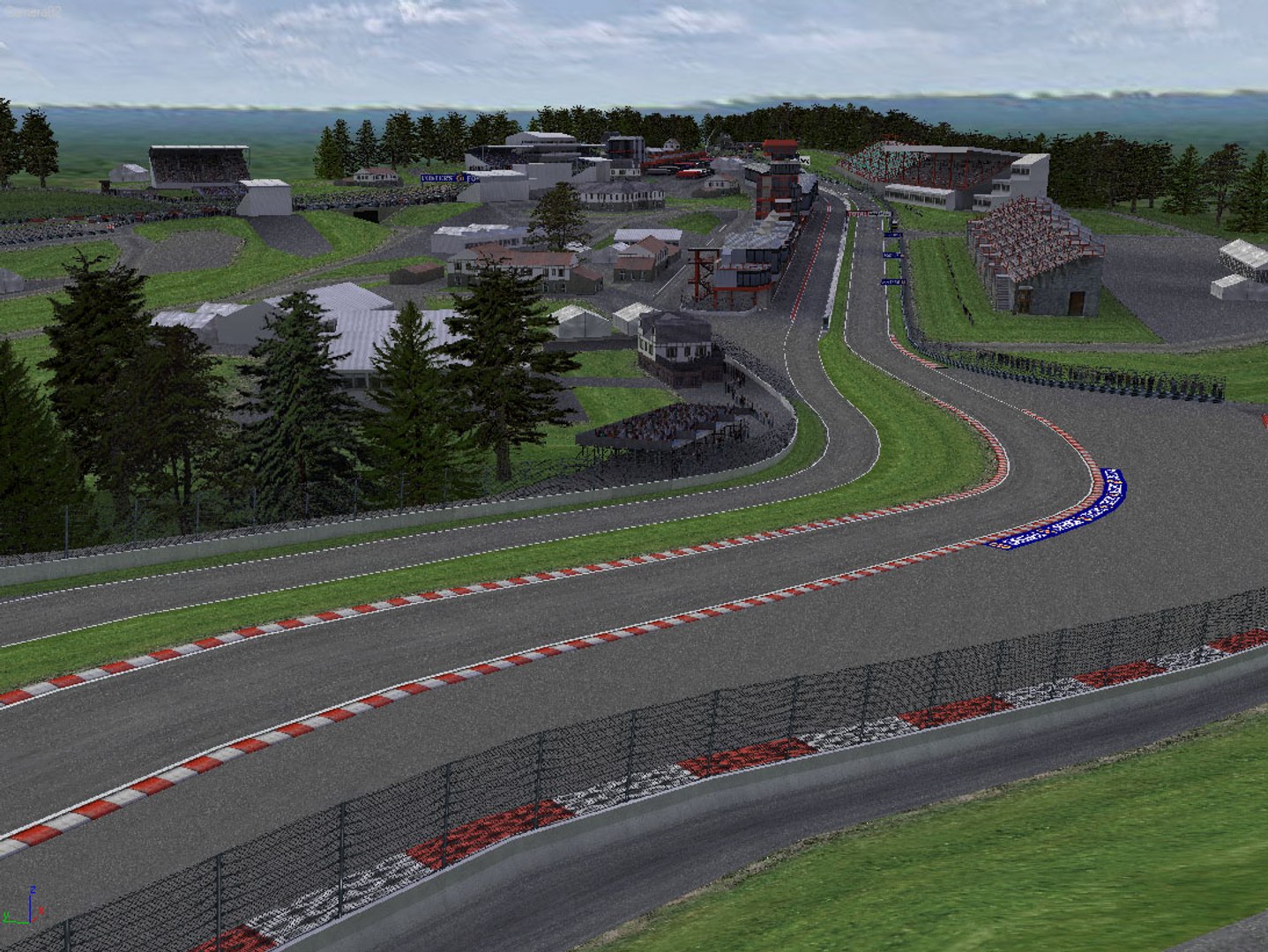 track spa francorchamps 3d model