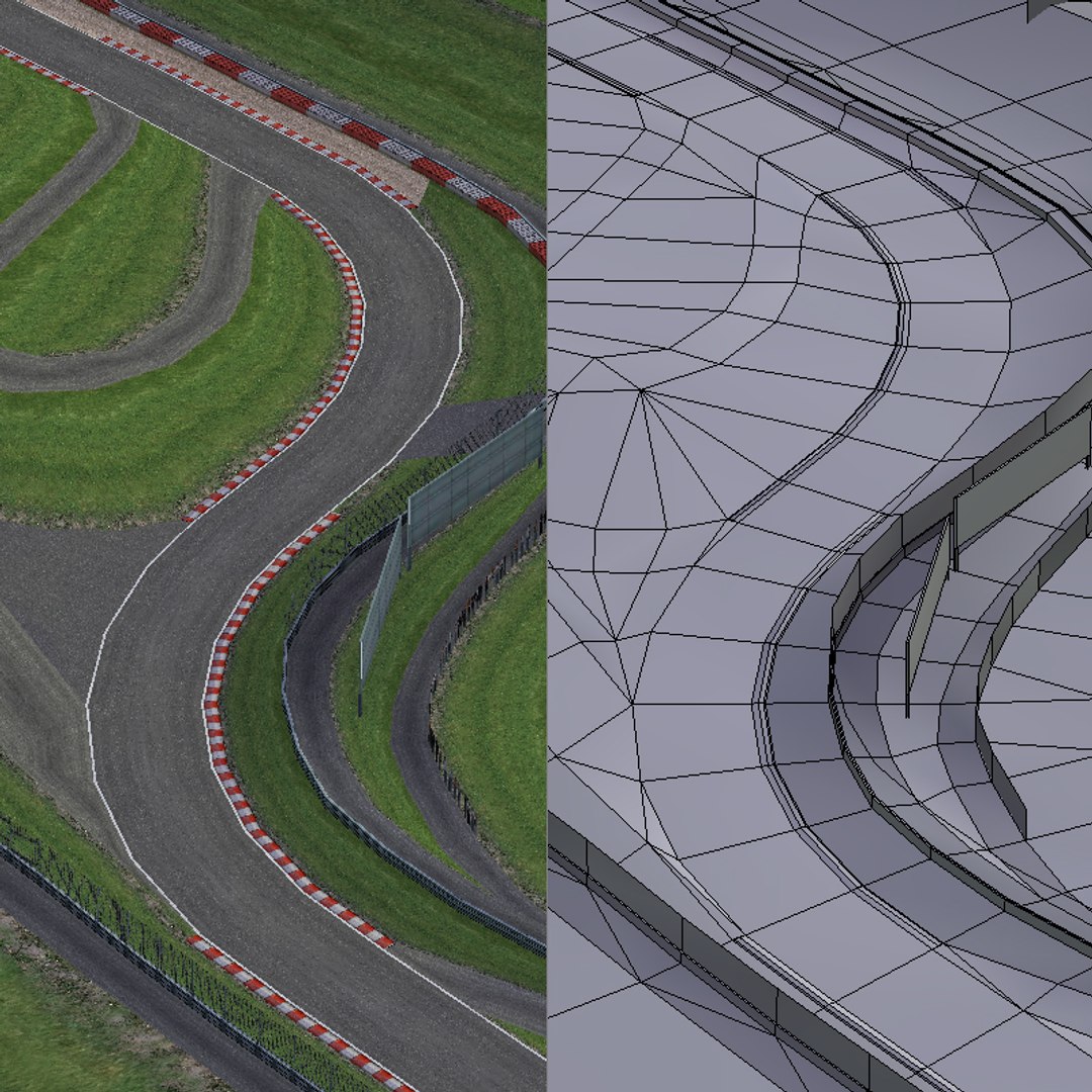 track spa francorchamps 3d model
