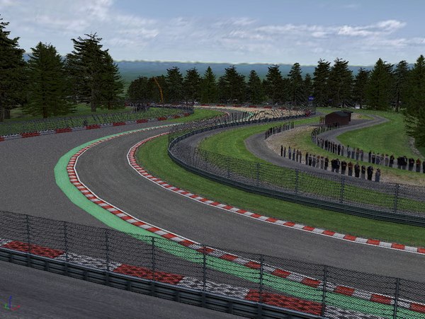 track spa francorchamps 3d model