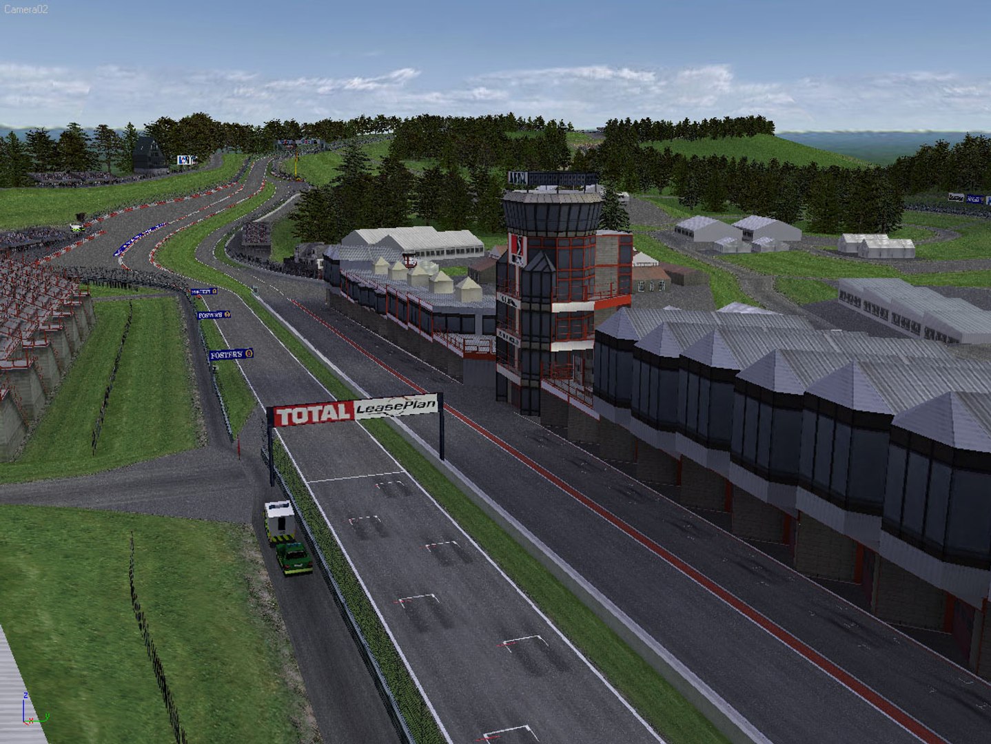 track spa francorchamps 3d model