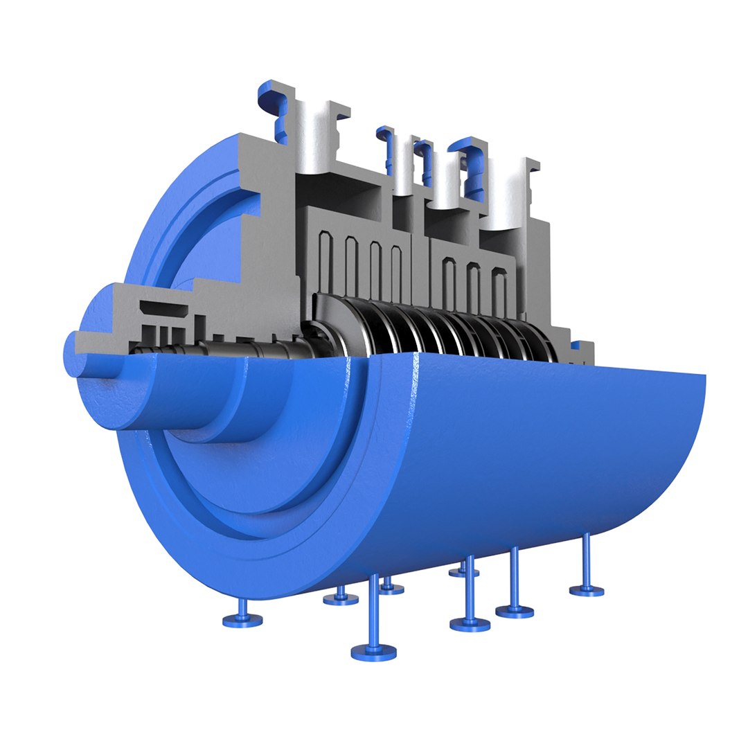 3D Centrifugal Compressor Model - TurboSquid 1854083