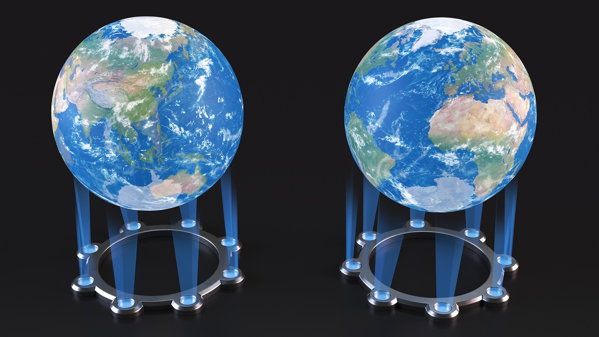 Planet Earth Hologram 3D Model - TurboSquid 2194800