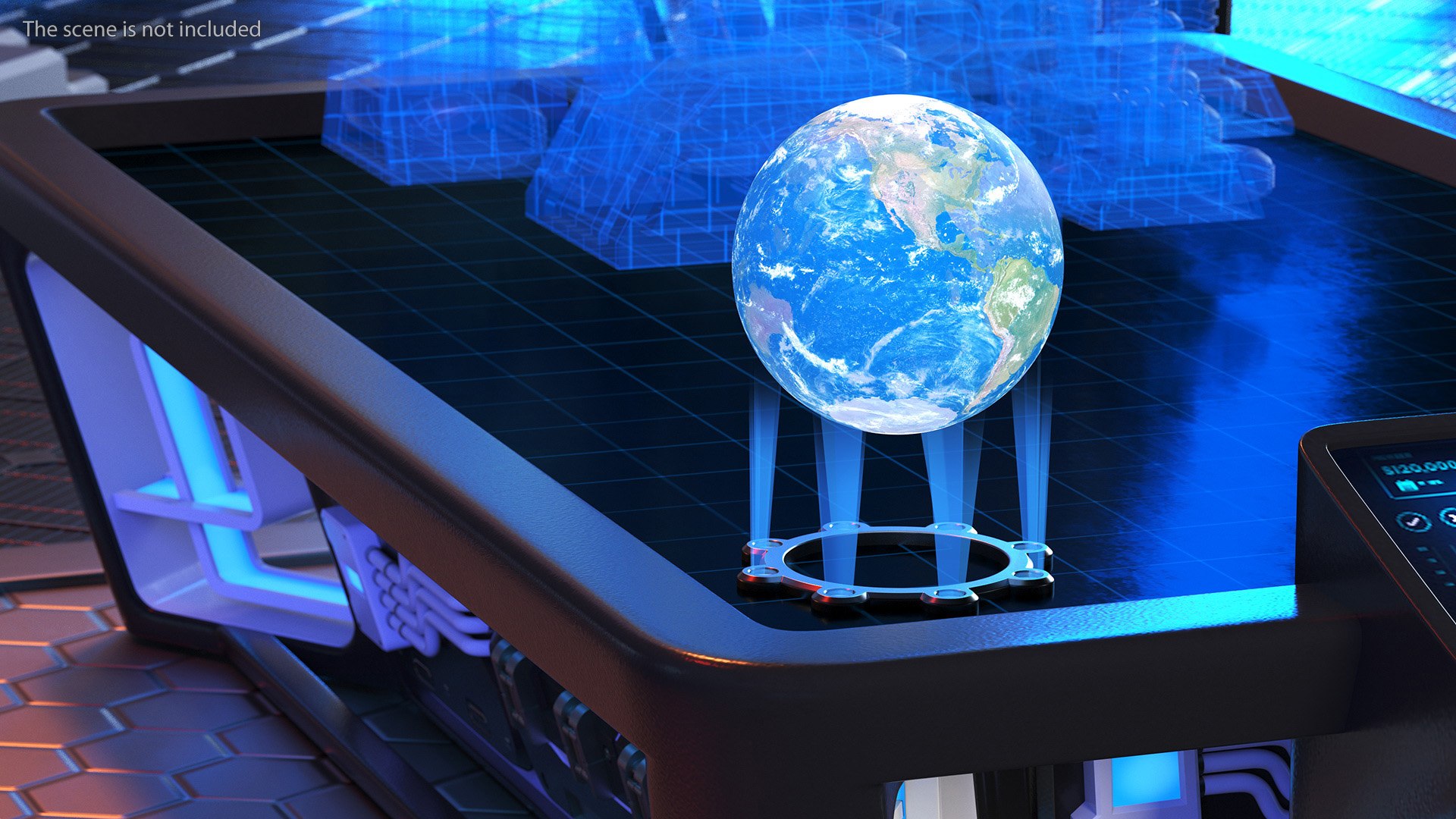 Planet Earth Hologram 3D Model - TurboSquid 2194800