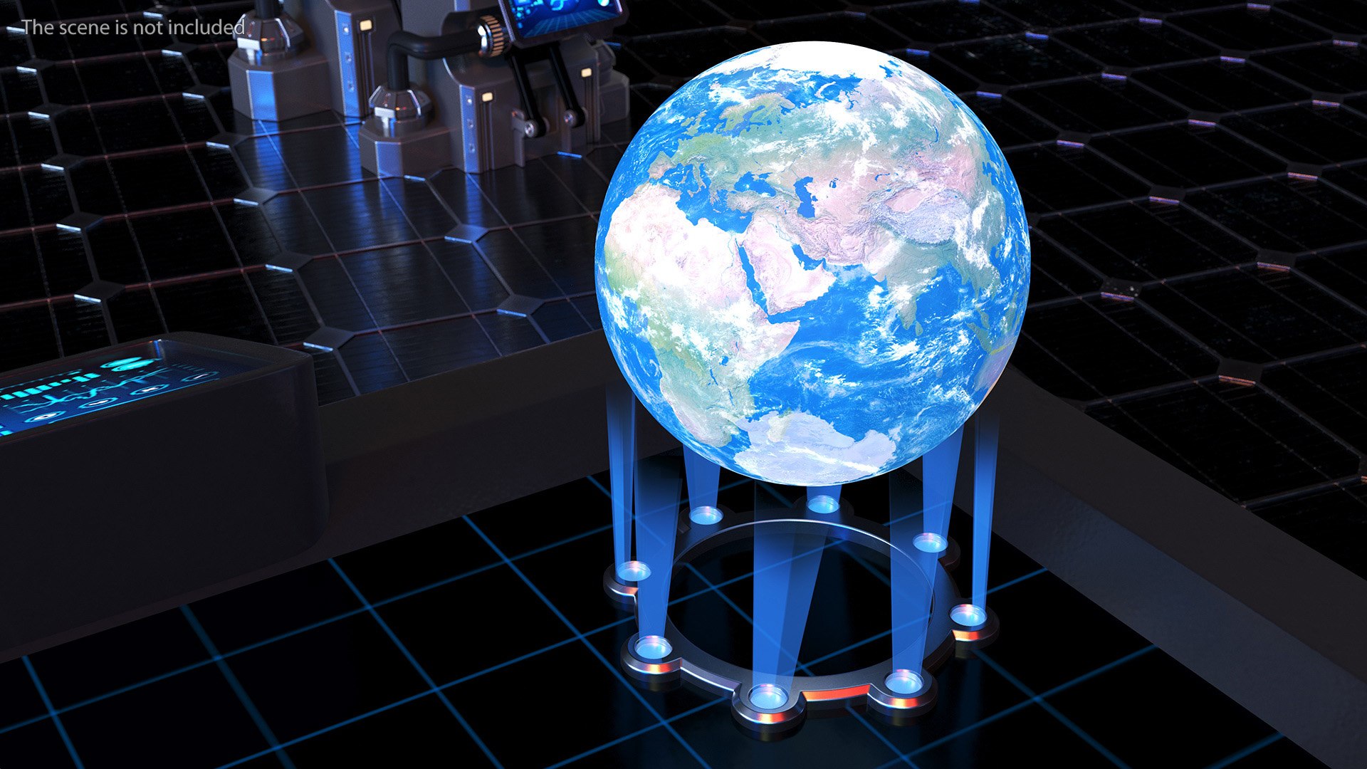 Planet Earth Hologram 3D Model - TurboSquid 2194800
