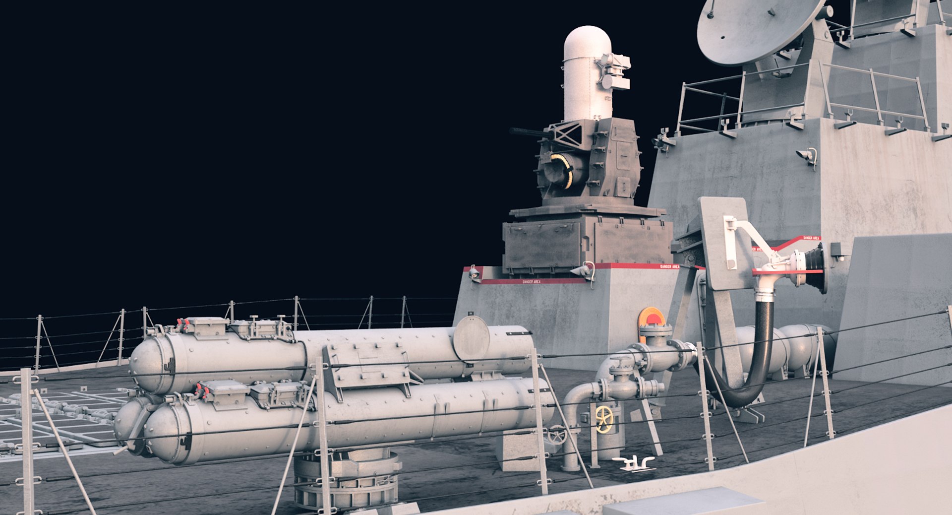 uss pinckney 3d model