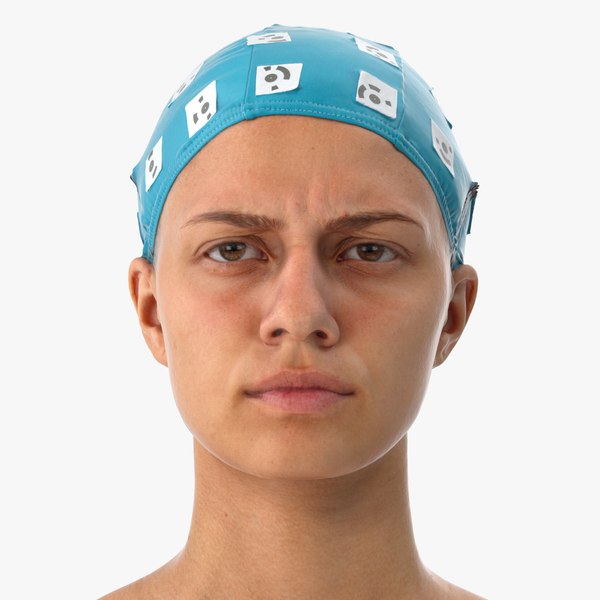 modelo 3d Penelope Human Head Raiser interior de cejas AU1 Clean Scan ...