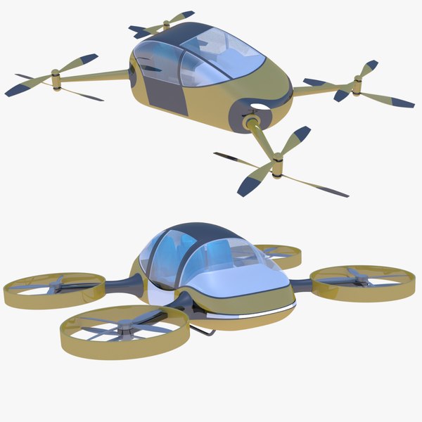 modelo 3d Colección de drones de pasajeros 2023 - TurboSquid 2077732