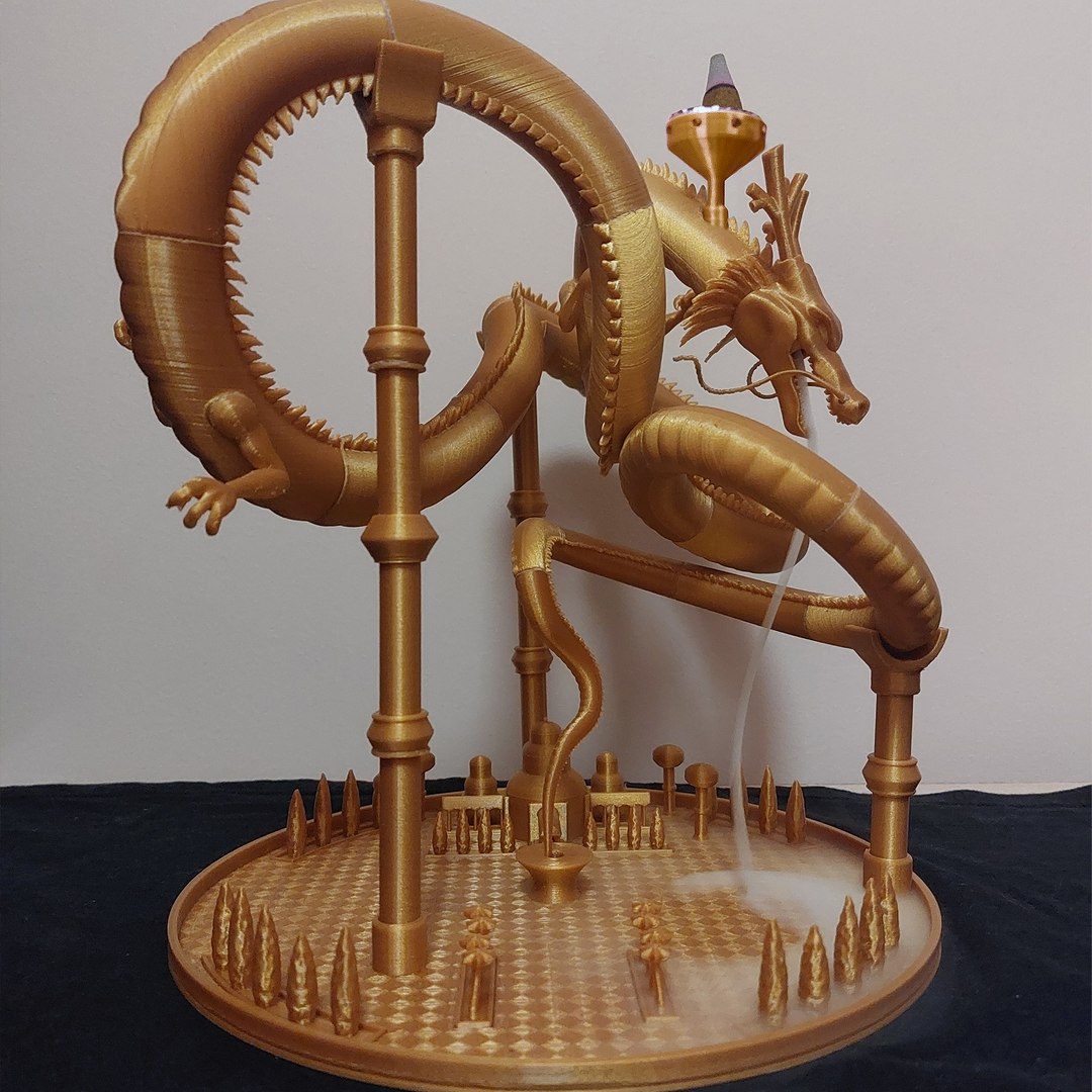 Free Dragon Ball Shenron Incense Cascade Head 3D Model - TurboSquid 2322594