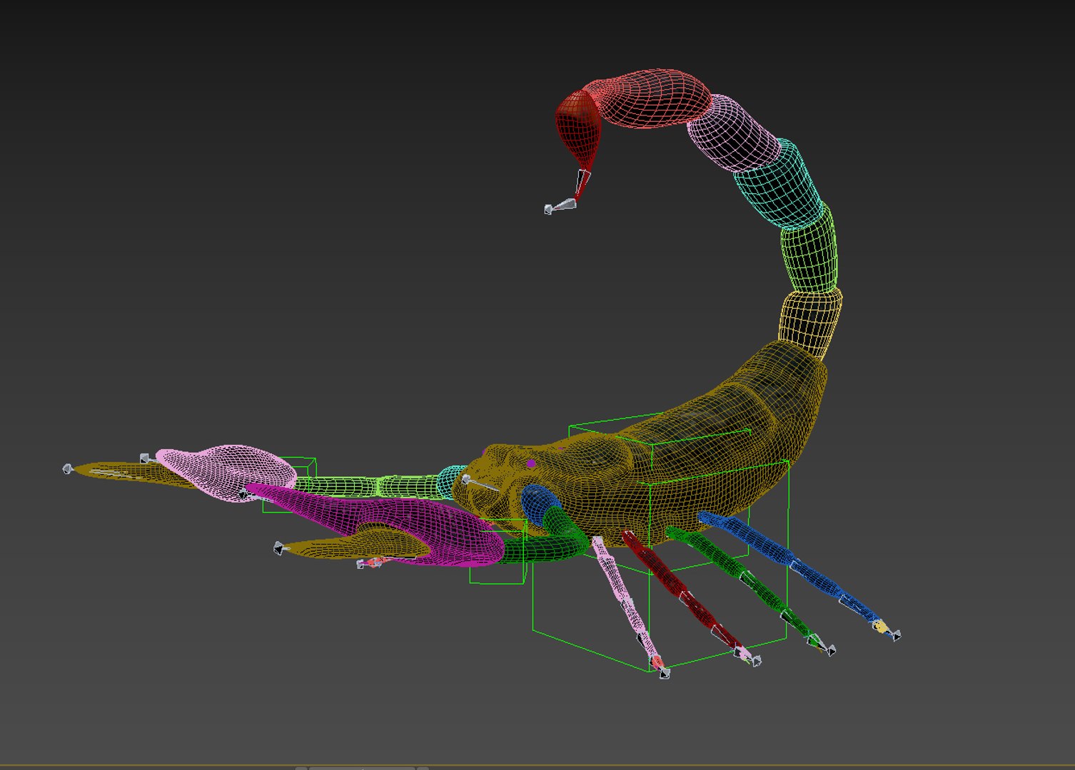 3D Scorpion Rigging - TurboSquid 1197728