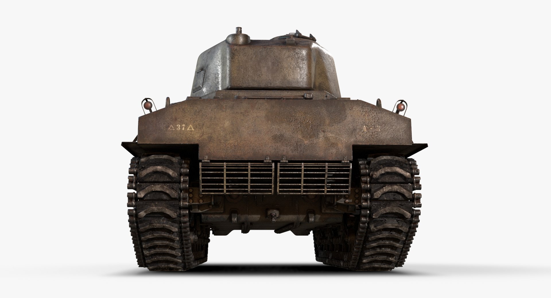 M4a4 sherman tank model - TurboSquid 1200690