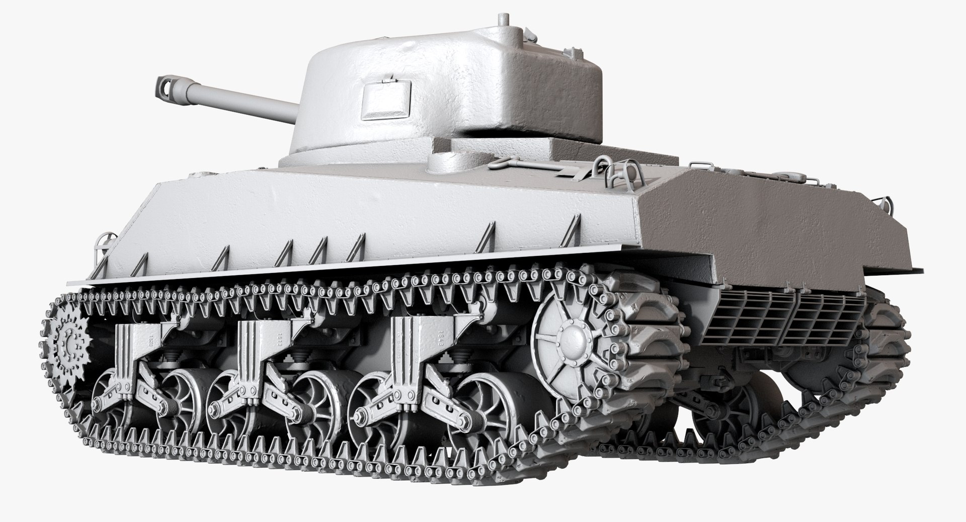 M4a4 sherman tank model - TurboSquid 1200690