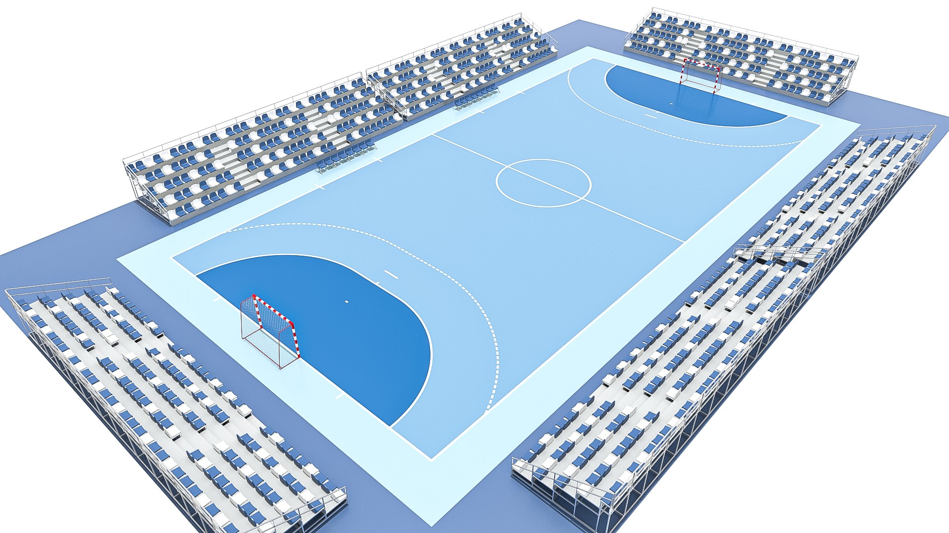 modelo 3d Cancha de balonmano 02 - TurboSquid 2230799