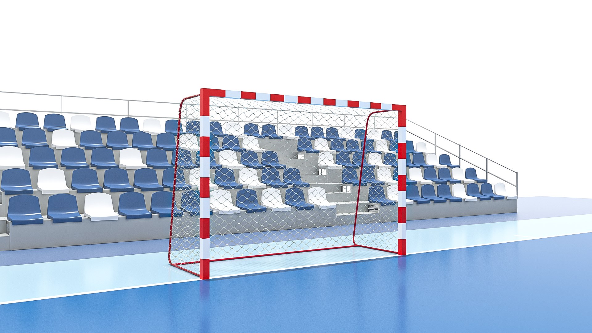 3D Model Handball Court 02 - TurboSquid 2230799