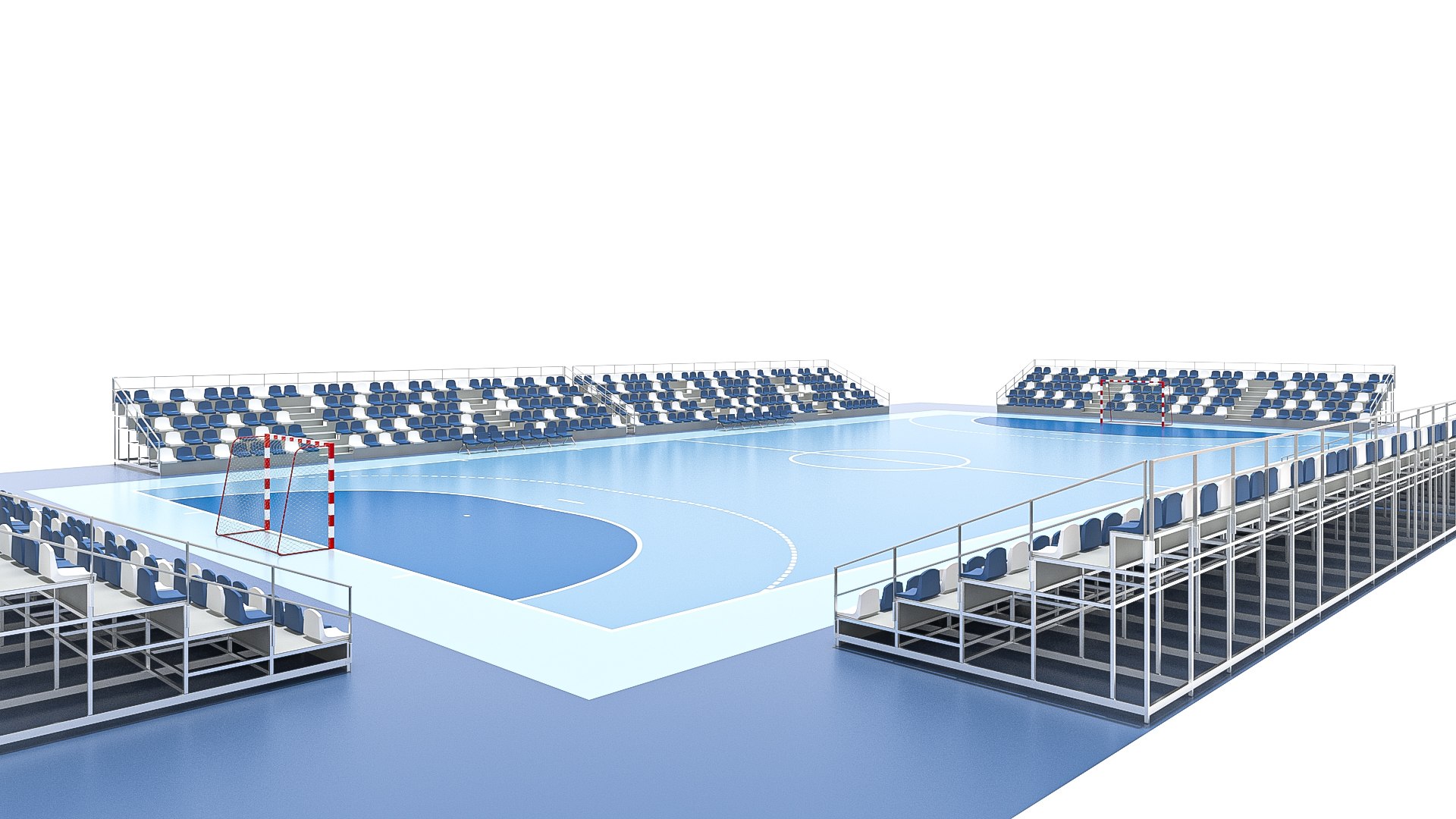 3D Model Handball Court 02 - TurboSquid 2230799