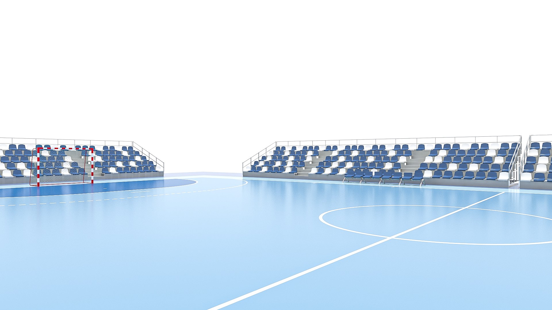 3D Model Handball Court 02 - TurboSquid 2230799