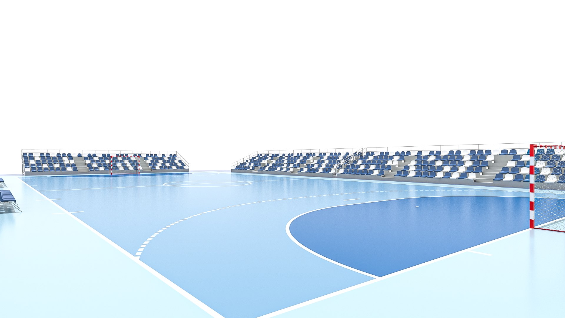 3D Model Handball Court 02 - TurboSquid 2230799