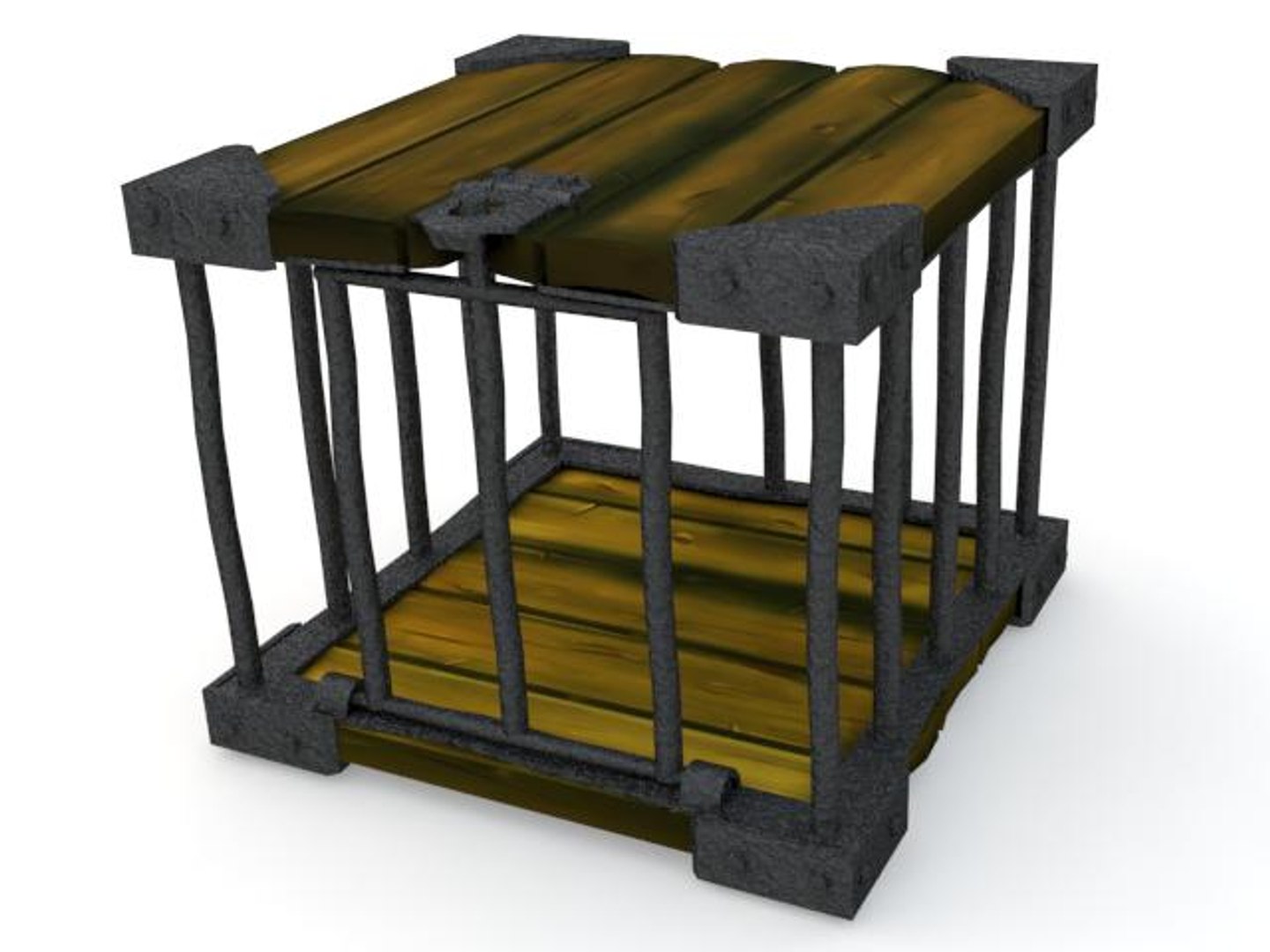 Cage Box 3d Model