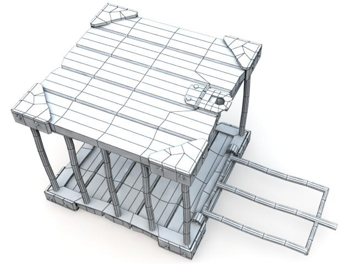 Cage Box 3d Model