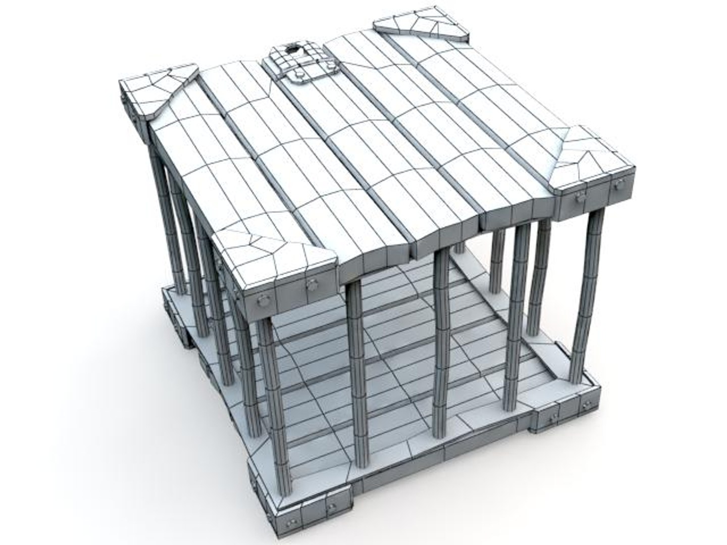 Cage Box 3d Model