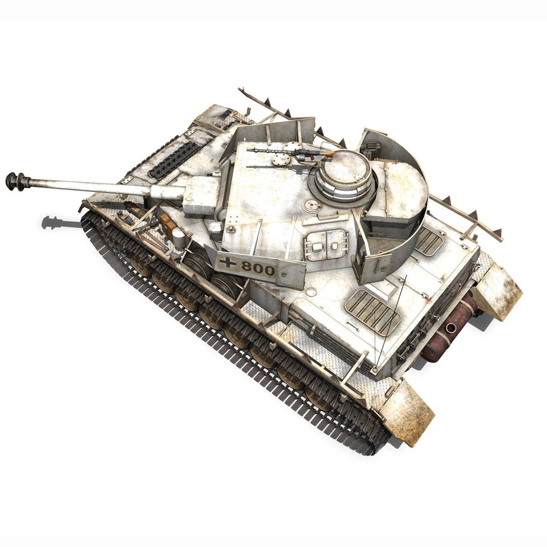3d model german panzer 4