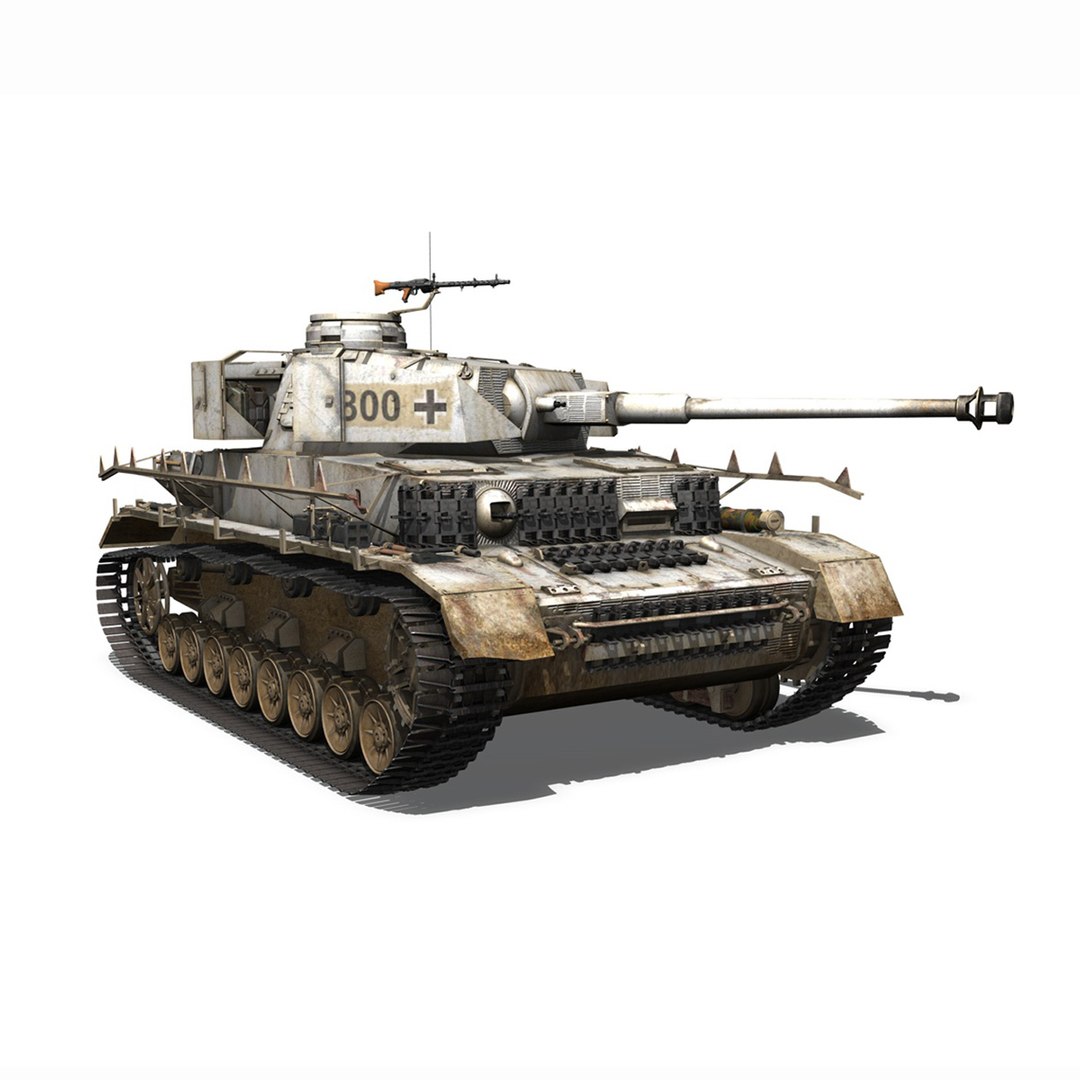3d model german panzer 4