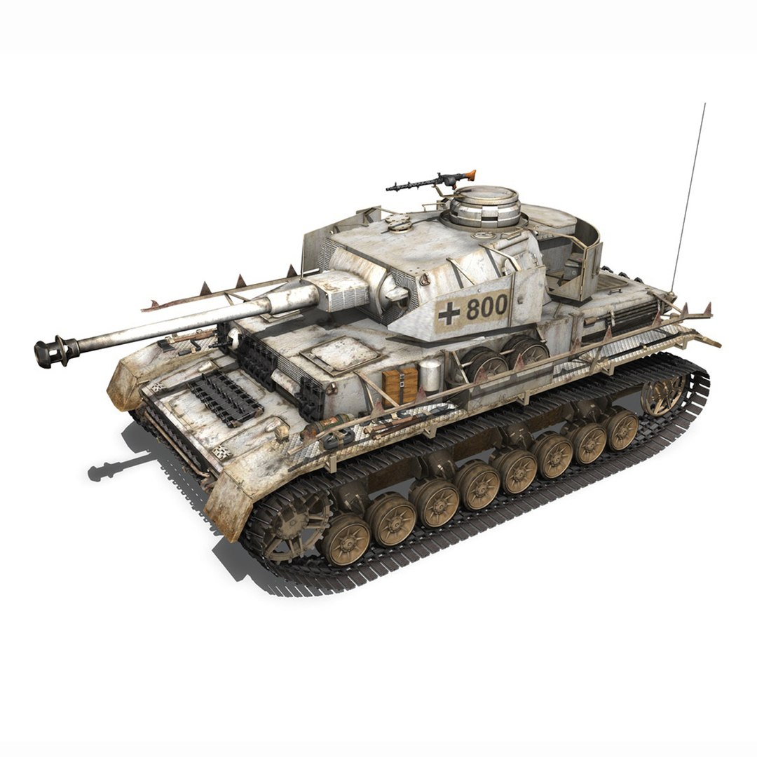 3d model german panzer 4