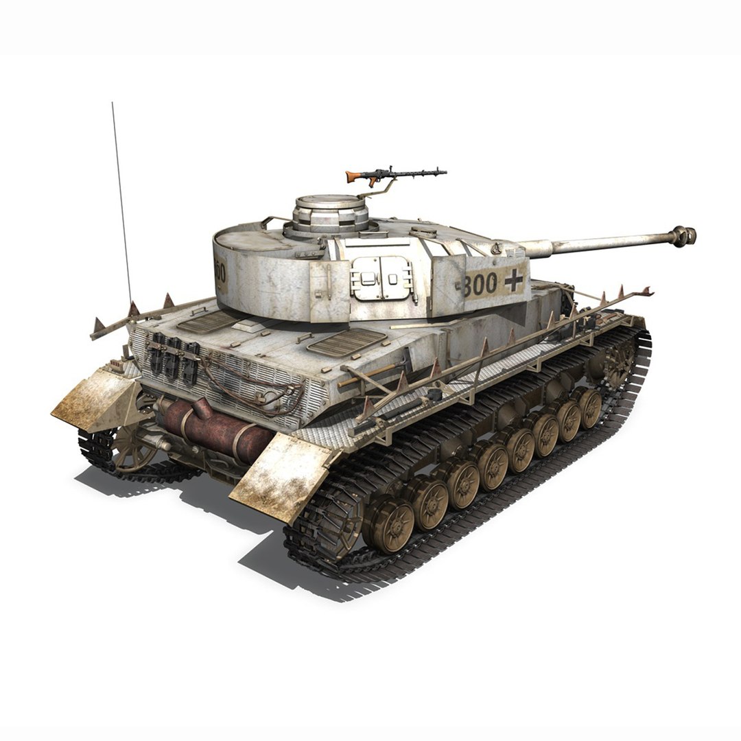 3d model german panzer 4
