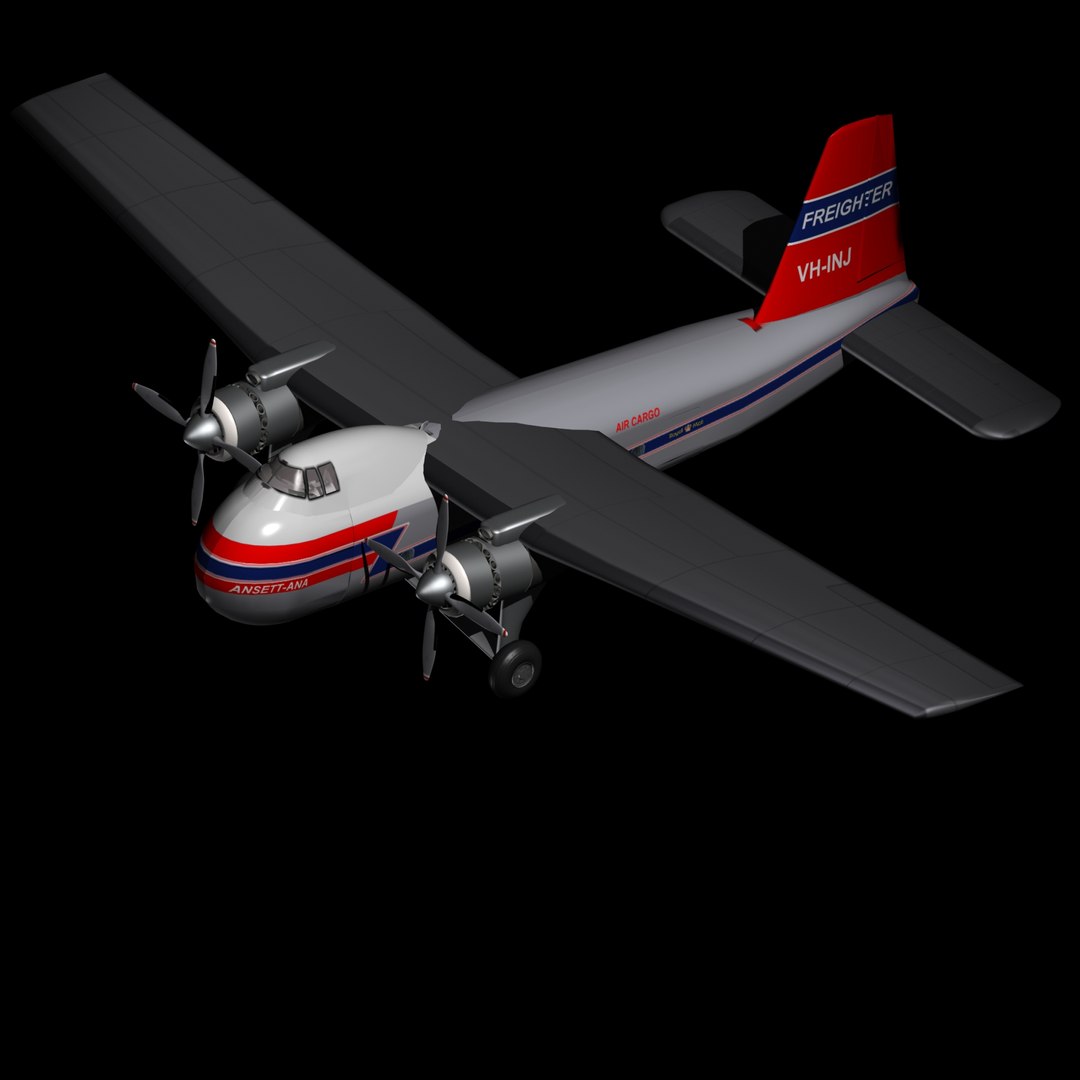 Bristol Freighter Cargo Plane 3D Model - TurboSquid 1404427