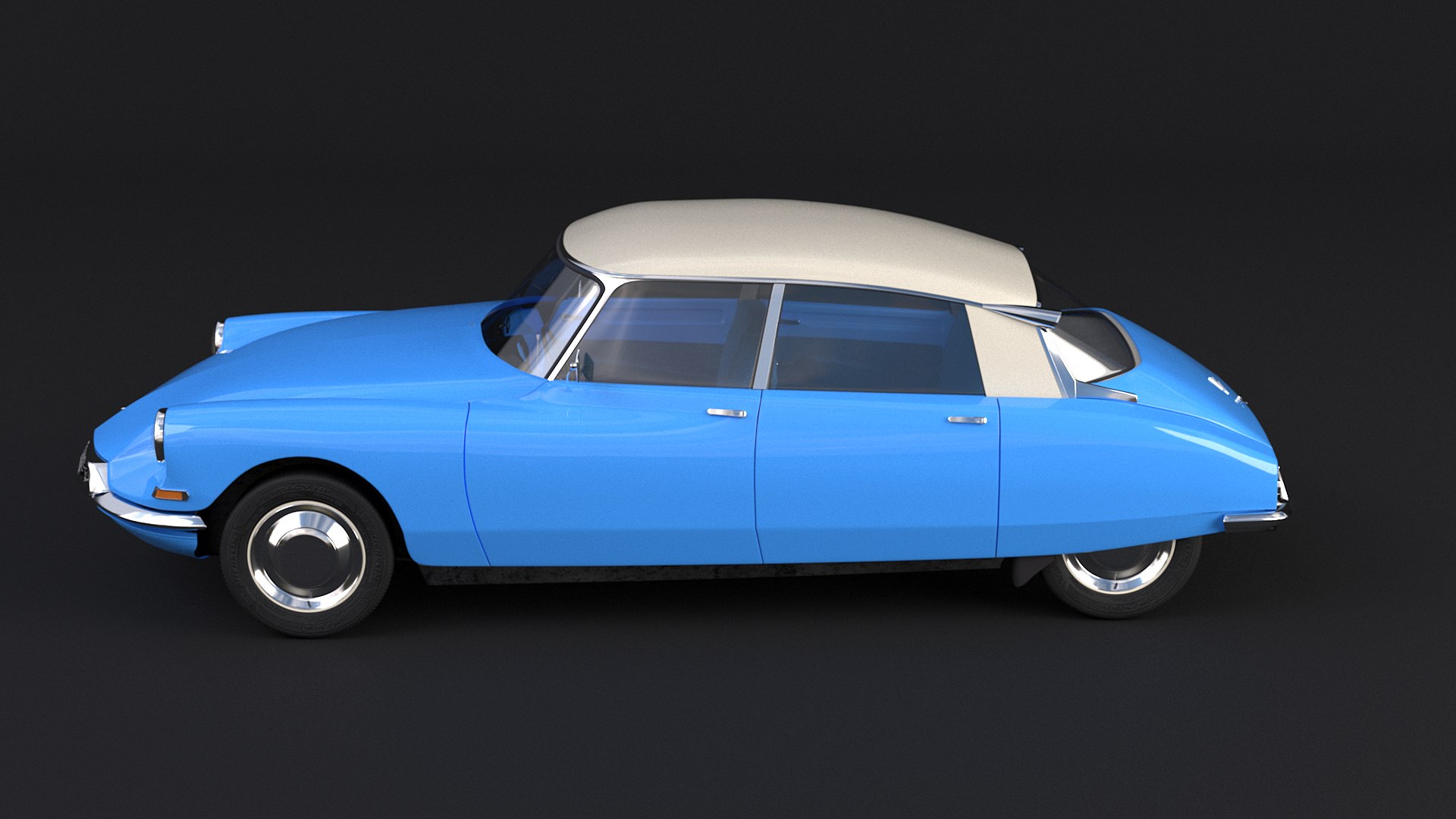 3D Citroen DS 19 Model - TurboSquid 2069173