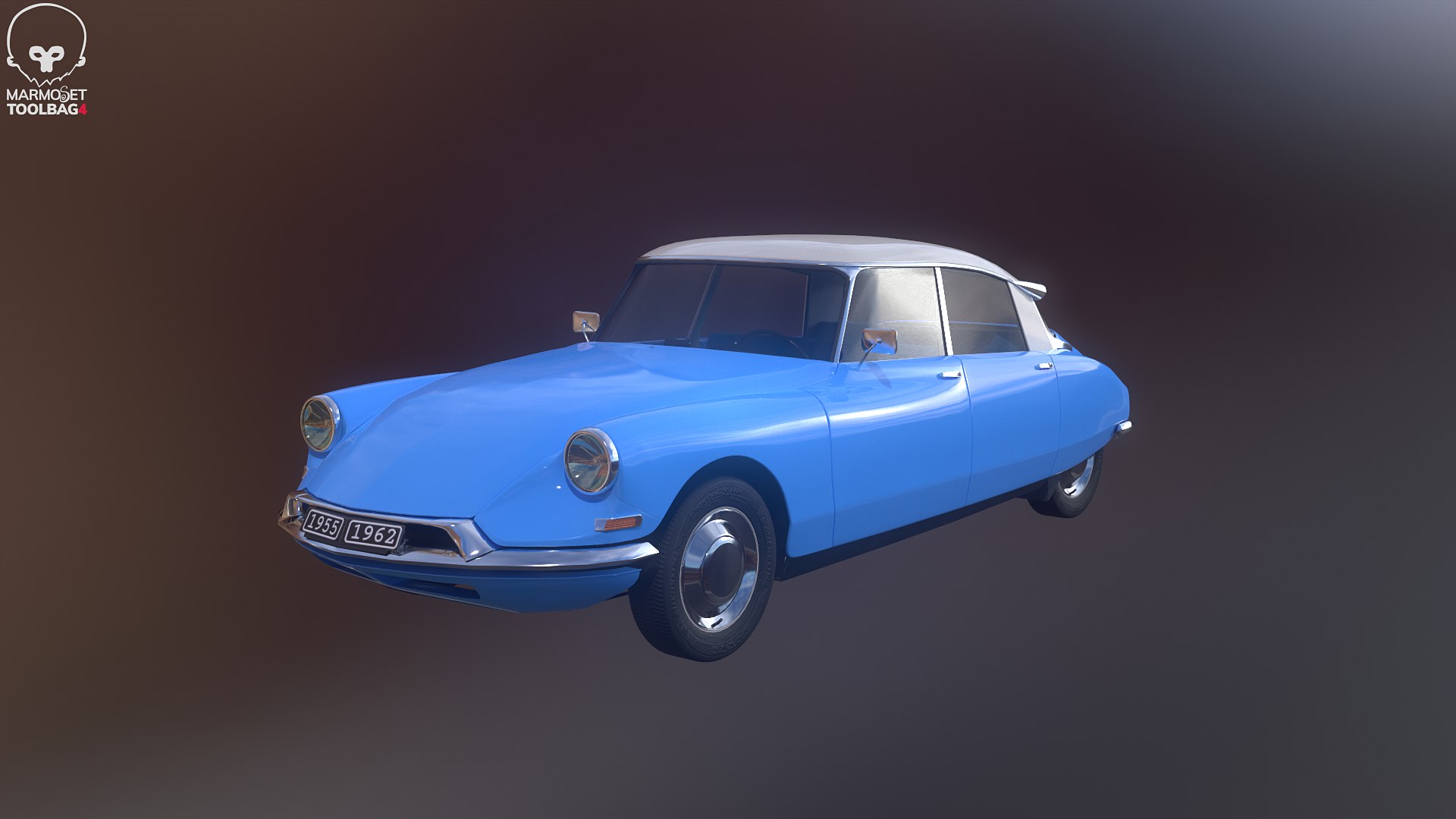 3D Citroen DS 19 Model - TurboSquid 2069173