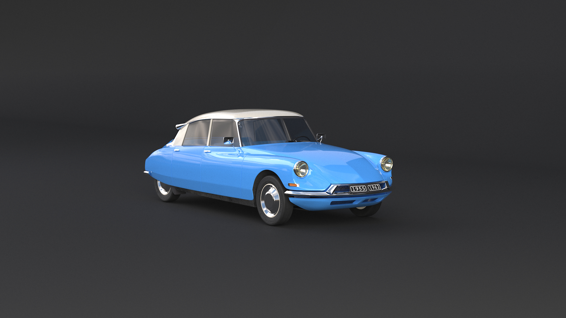 3D Citroen DS 19 Model - TurboSquid 2069173