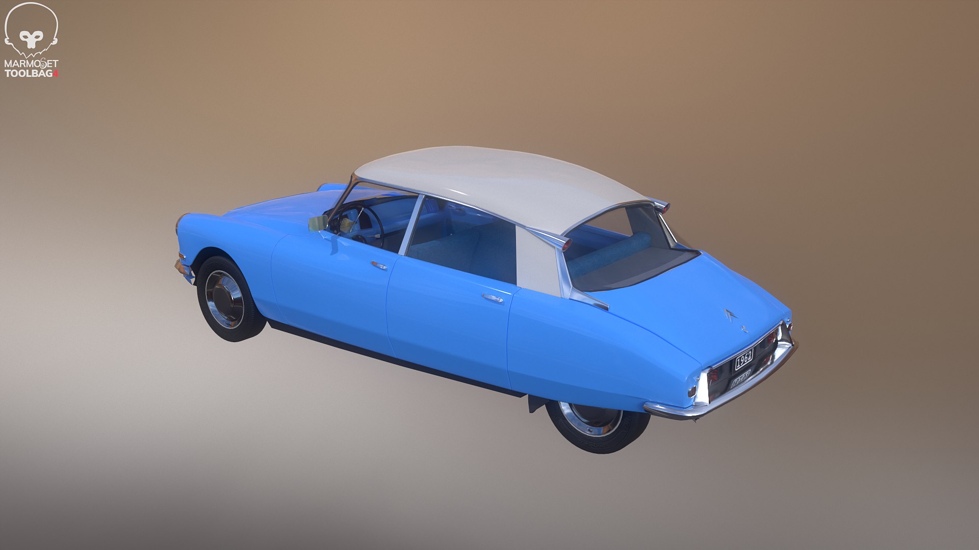 3D Citroen DS 19 Model - TurboSquid 2069173