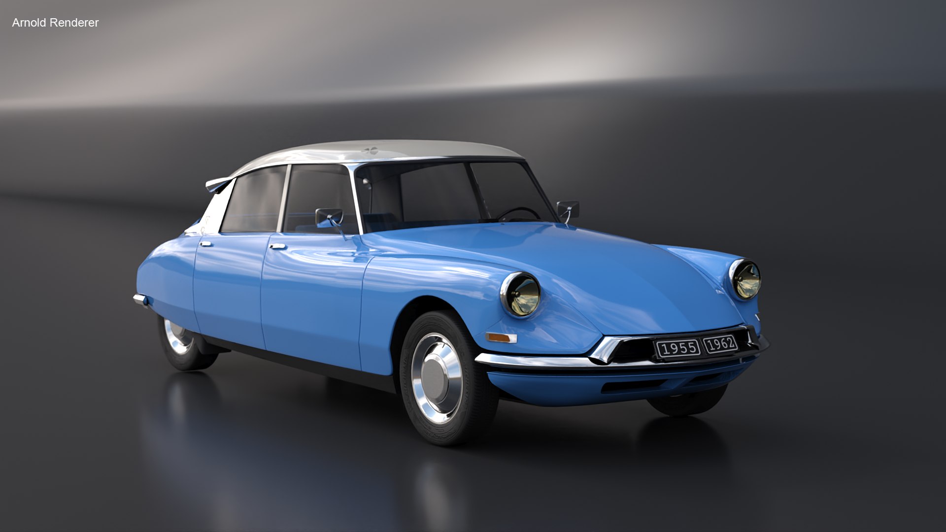 3D Citroen DS 19 Model - TurboSquid 2069173