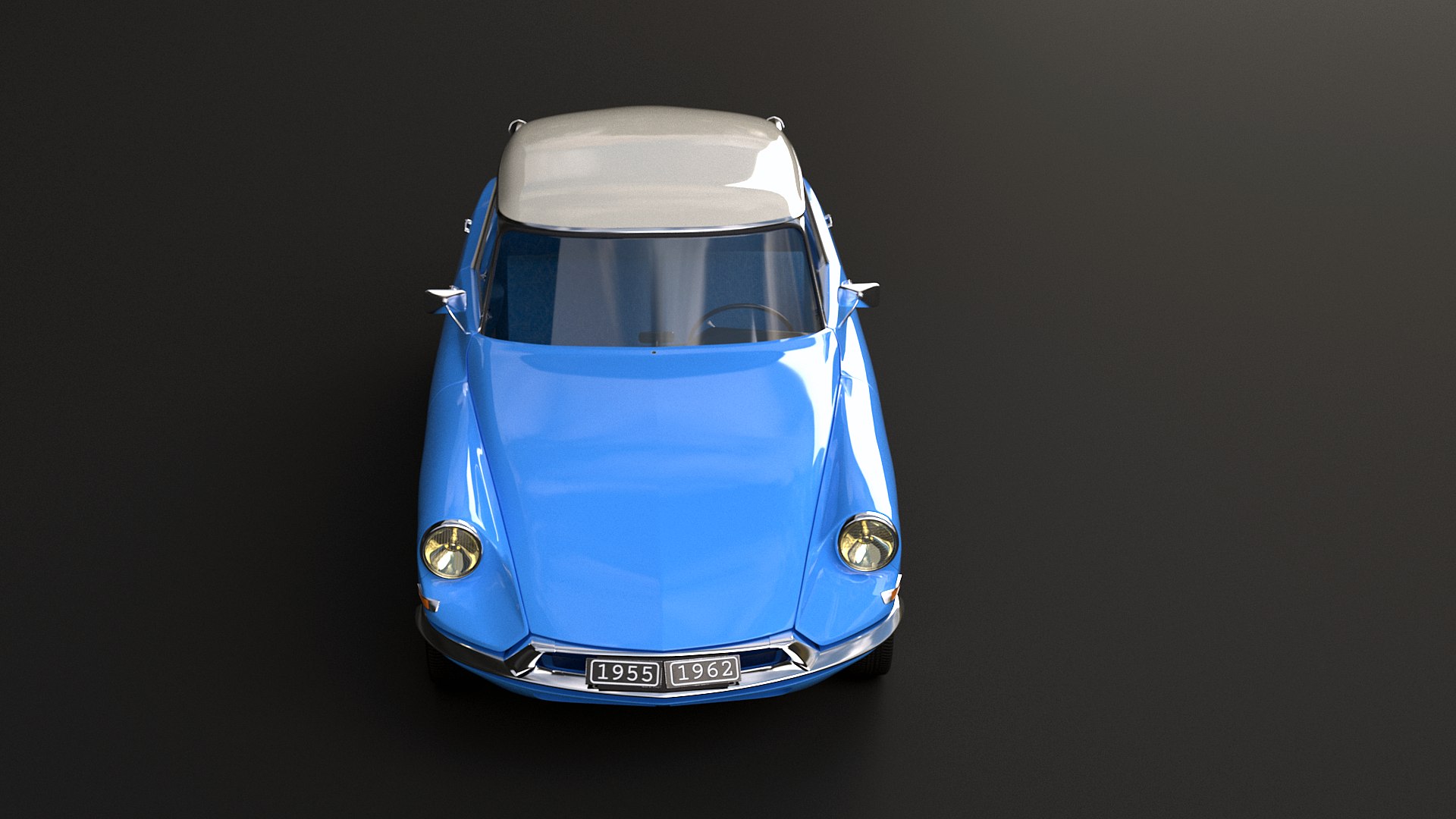 3D Citroen DS 19 Model - TurboSquid 2069173