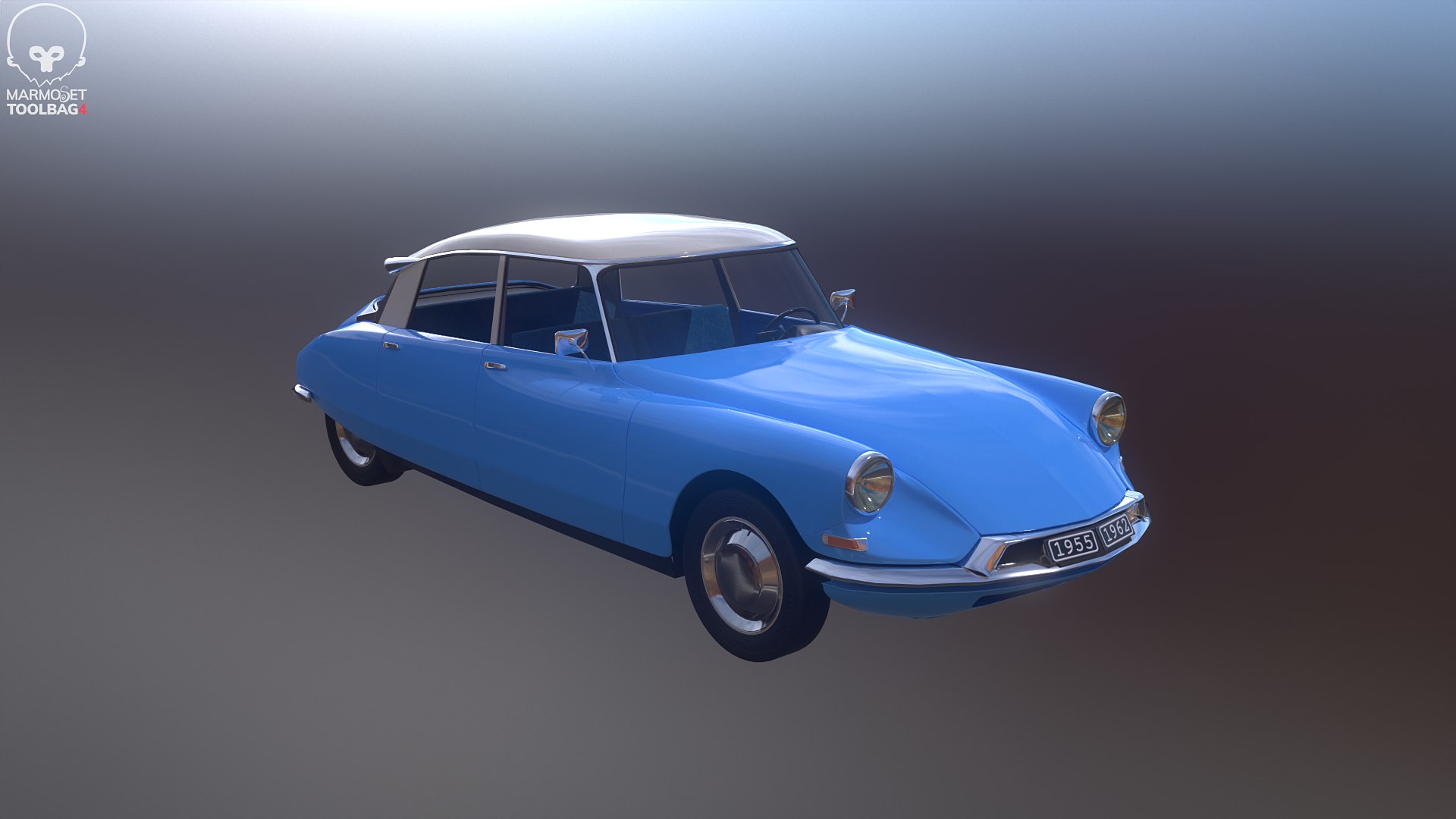 3D Citroen DS 19 Model - TurboSquid 2069173