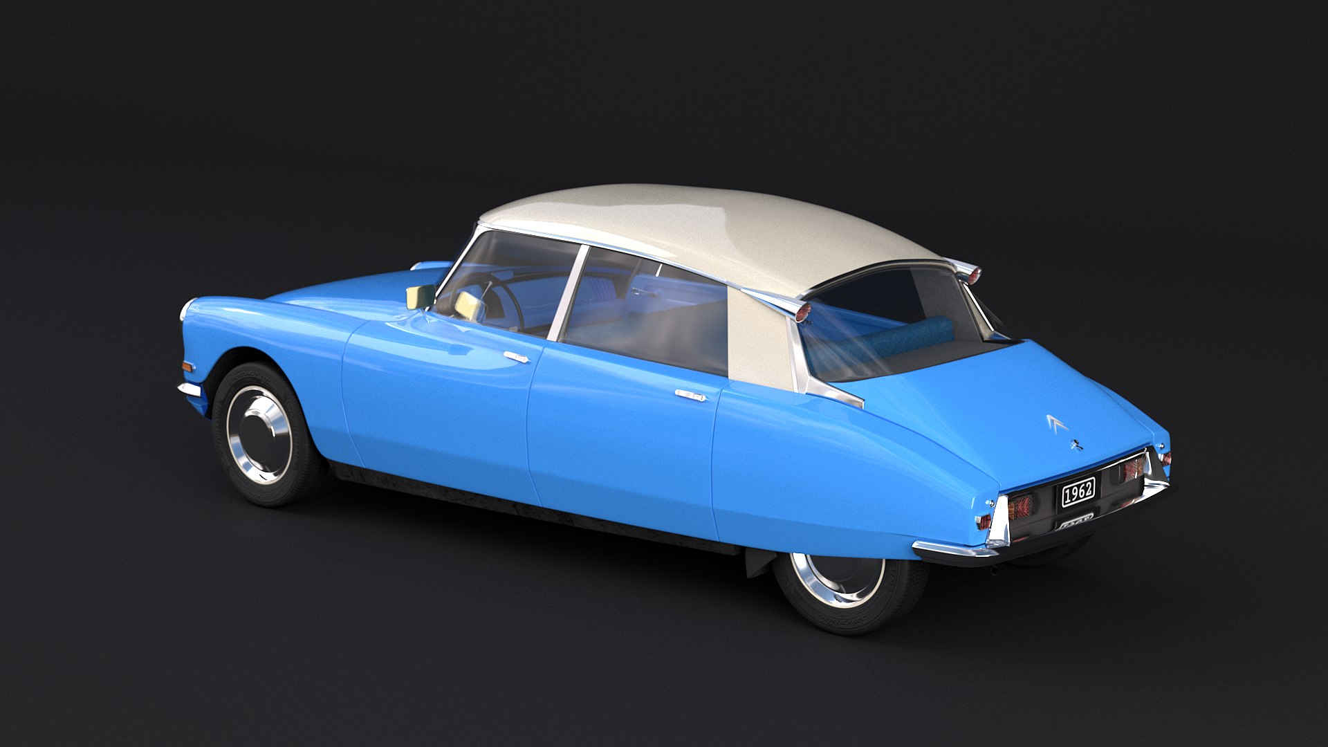 3D Citroen DS 19 Model - TurboSquid 2069173