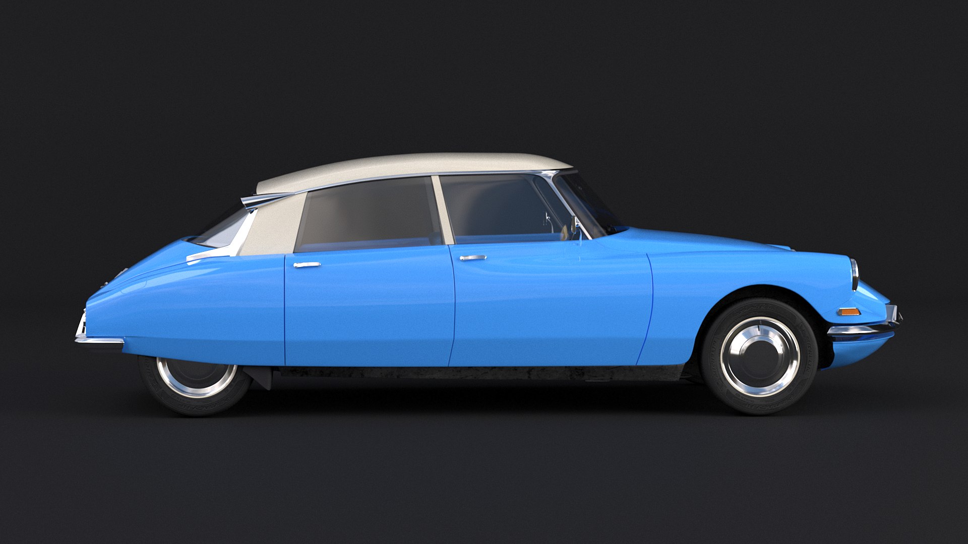 3D Citroen DS 19 Model - TurboSquid 2069173
