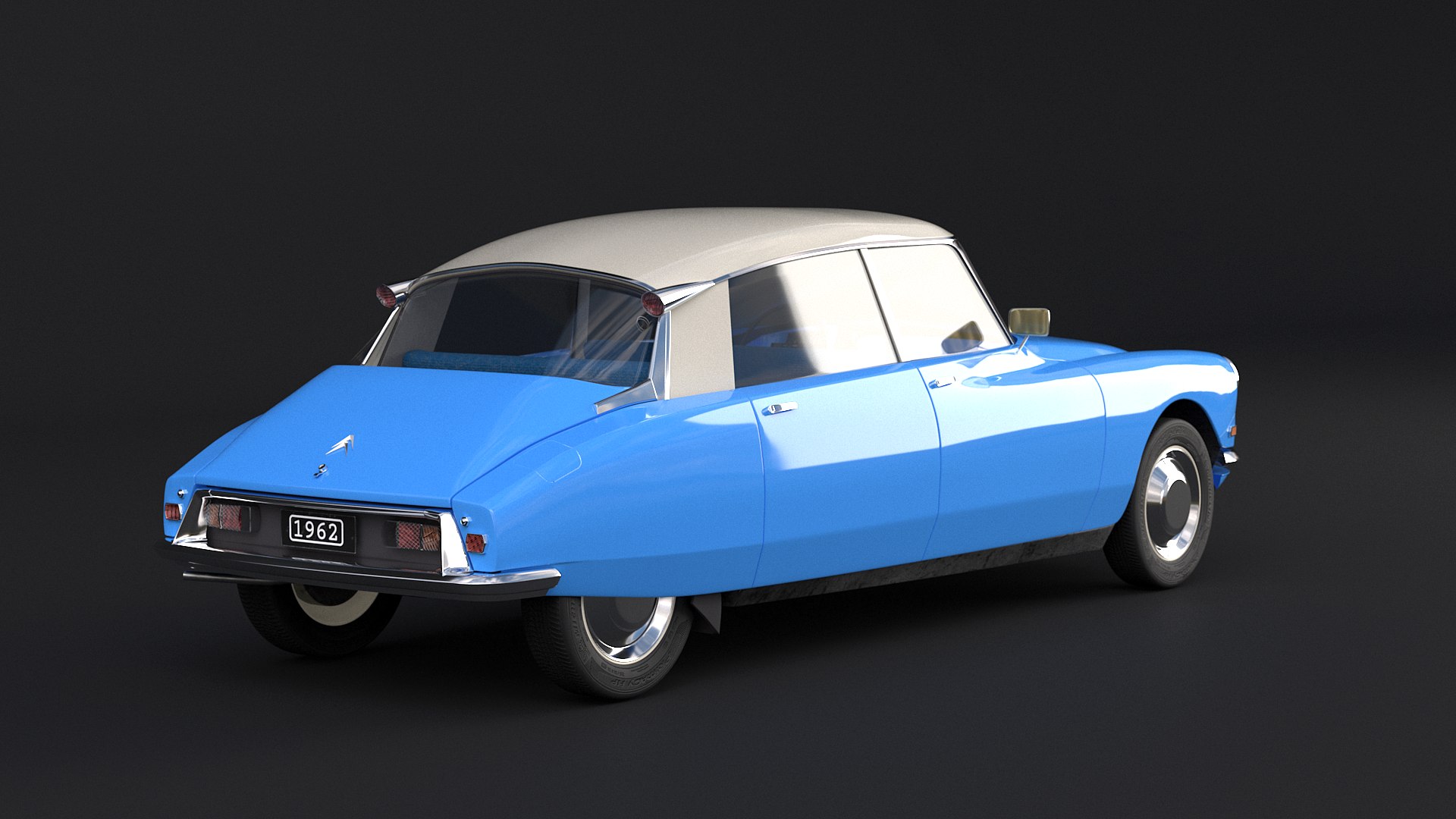 3D Citroen DS 19 Model - TurboSquid 2069173
