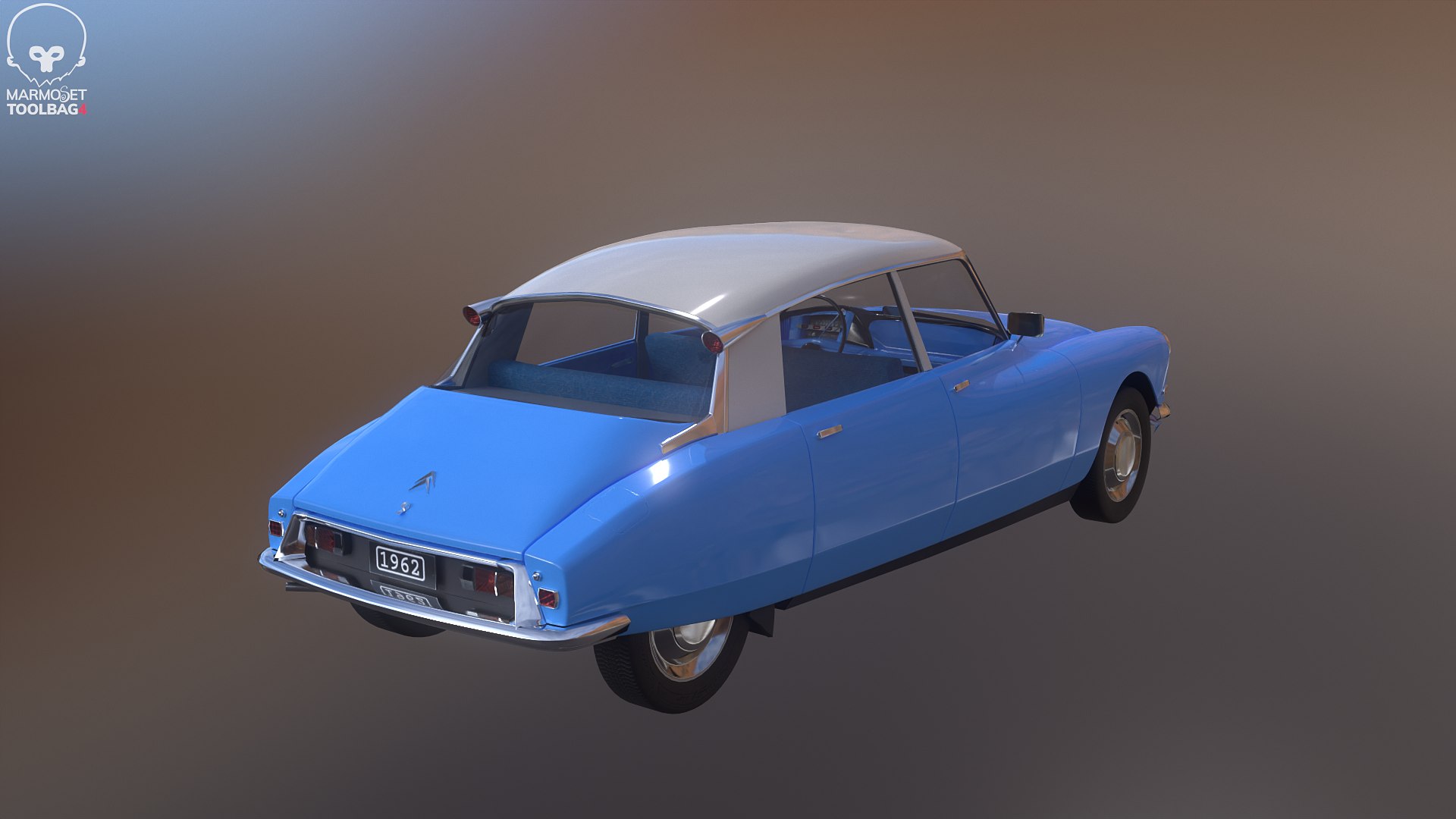 3D Citroen DS 19 Model - TurboSquid 2069173