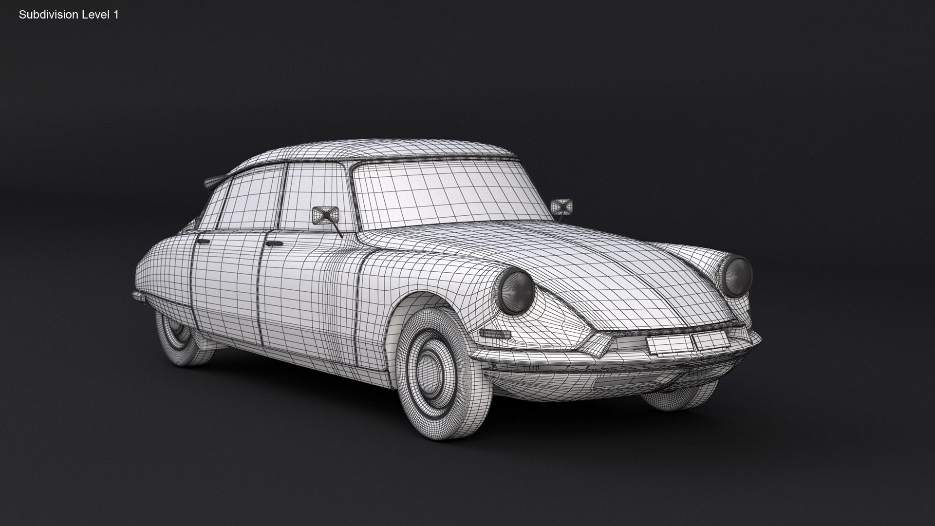 3D Citroen DS 19 Model - TurboSquid 2069173