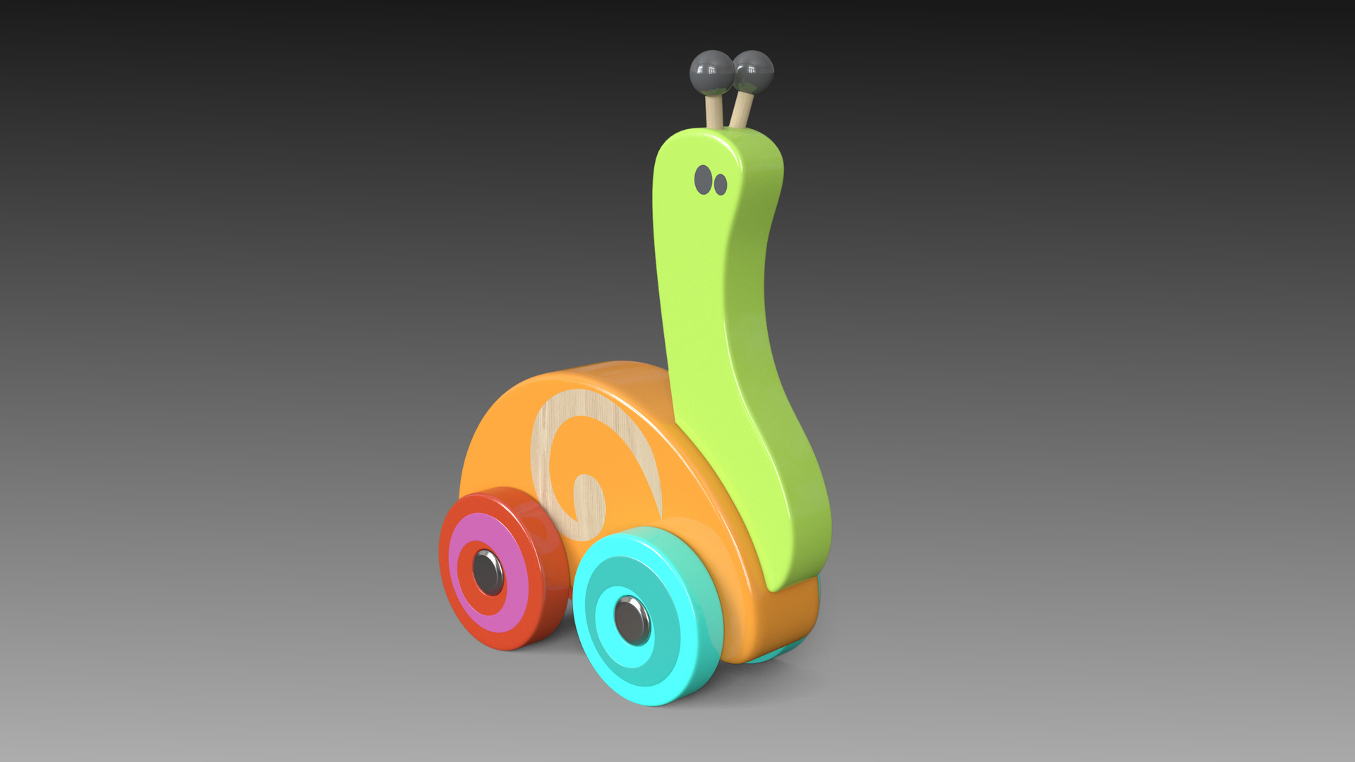 Toy Snail 3D Model - TurboSquid 1524341