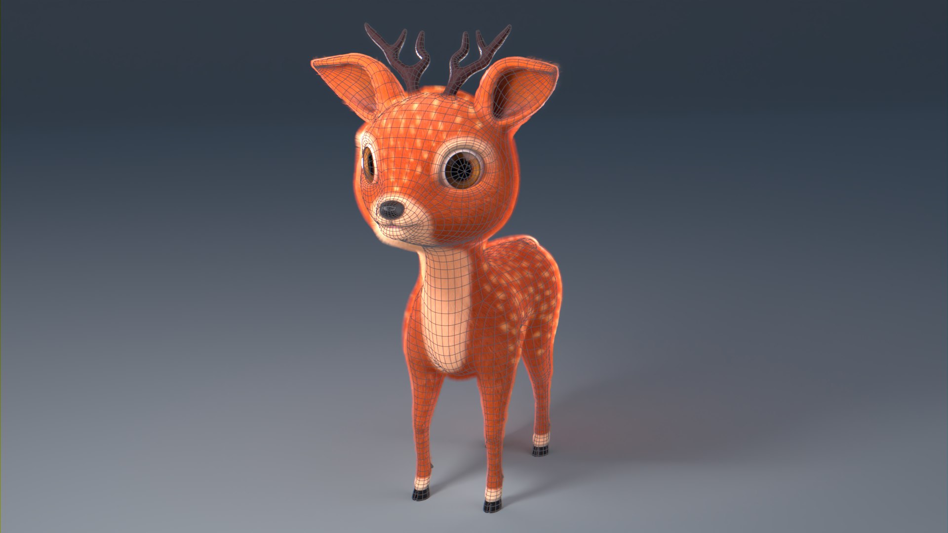 3D Deer Model - TurboSquid 2136042