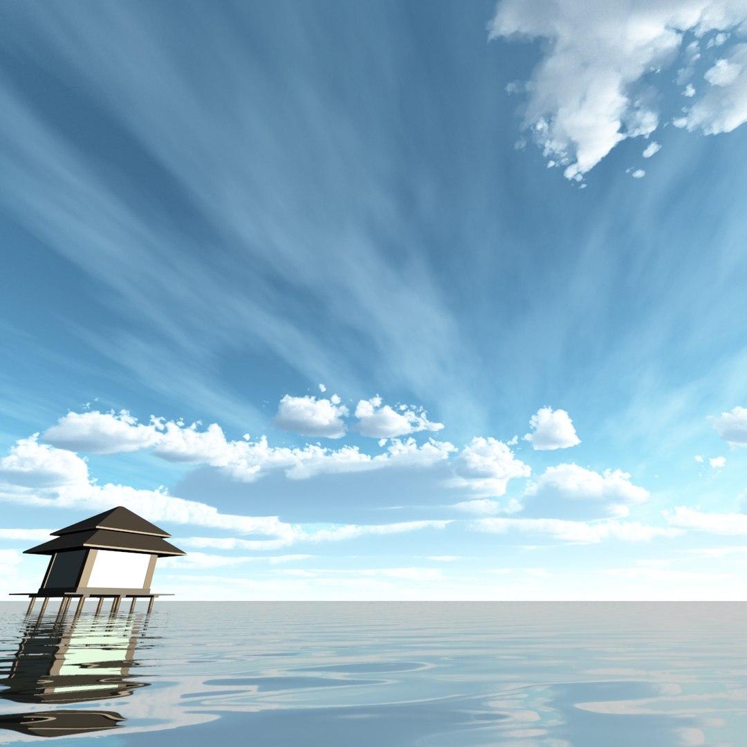 3d sky clouds
